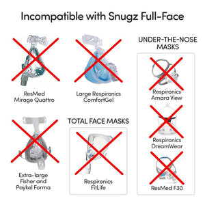 Snugz CPAP Mask Liners: Full-Face (nose and mouth) | One-Size-Fits-Mos ...